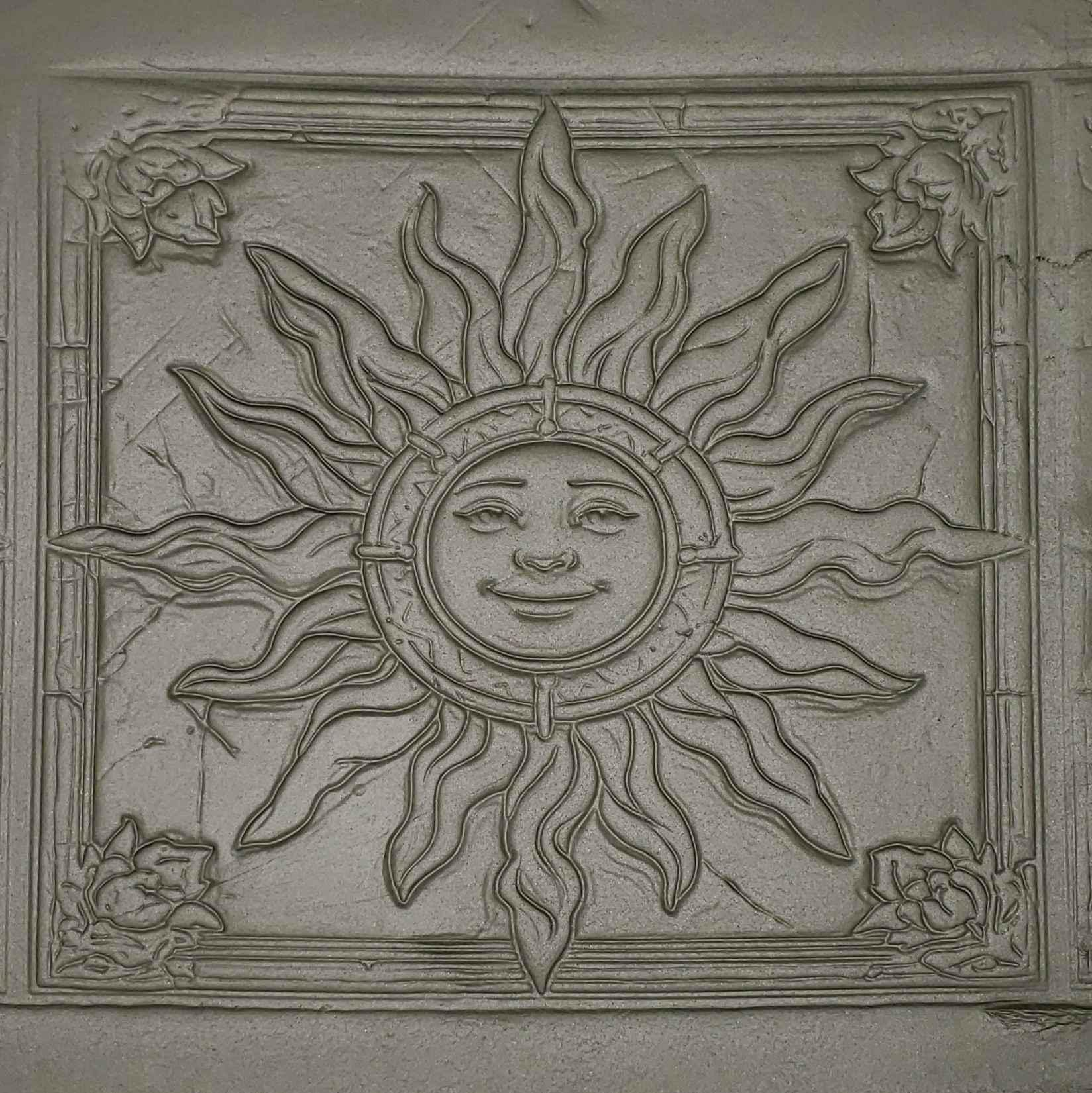 Clay Tile Roller - Sun - Etsy