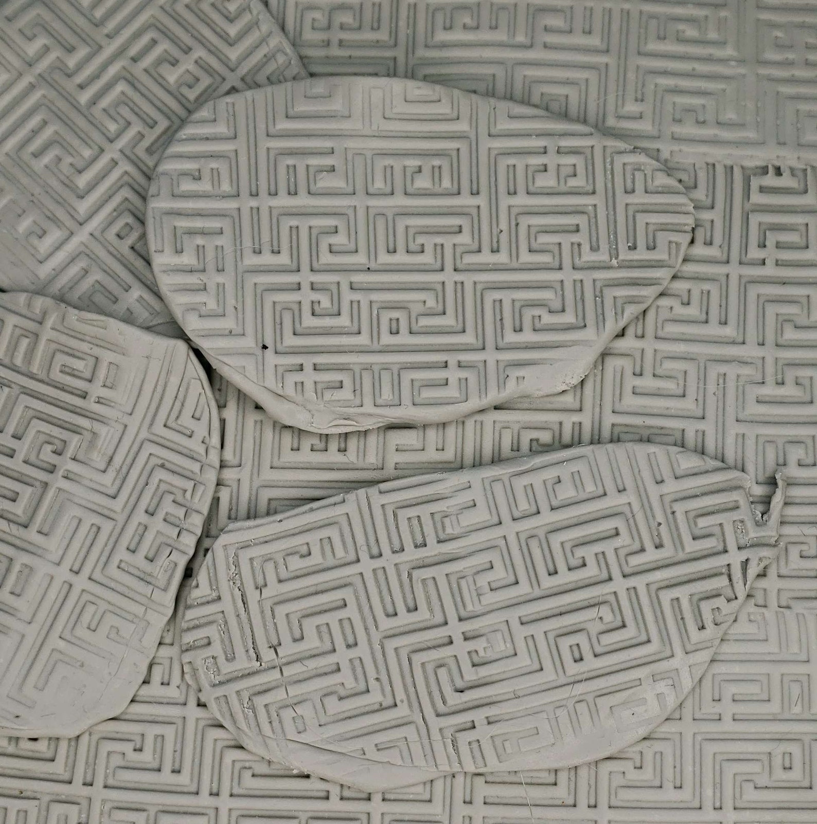 Greek Meander Clay Texture Roller - 50-125mm - Etsy