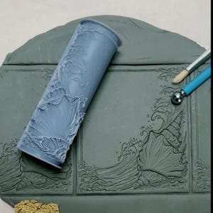 Clay Tile Roller - Conch Shell - Etsy