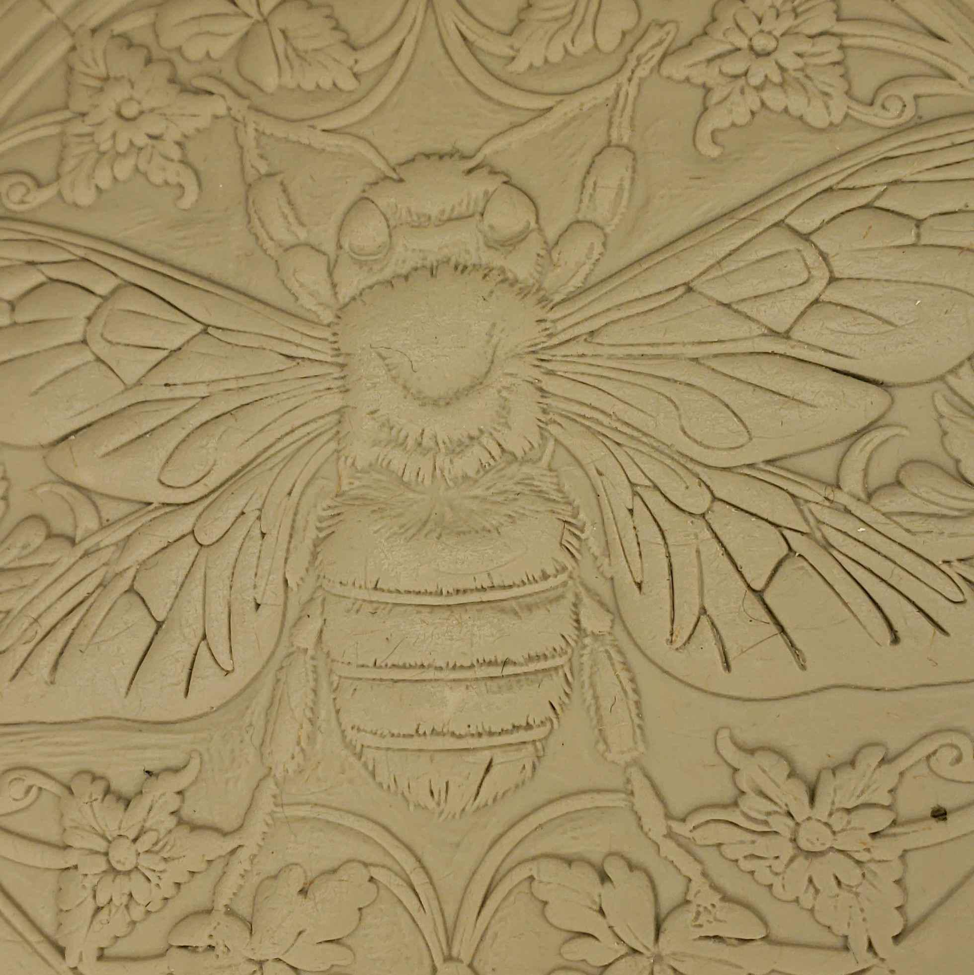 Bee Blossom Clay Tile Roller - Etsy