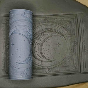 Clay Tile Roller - Crescent Moon - Etsy