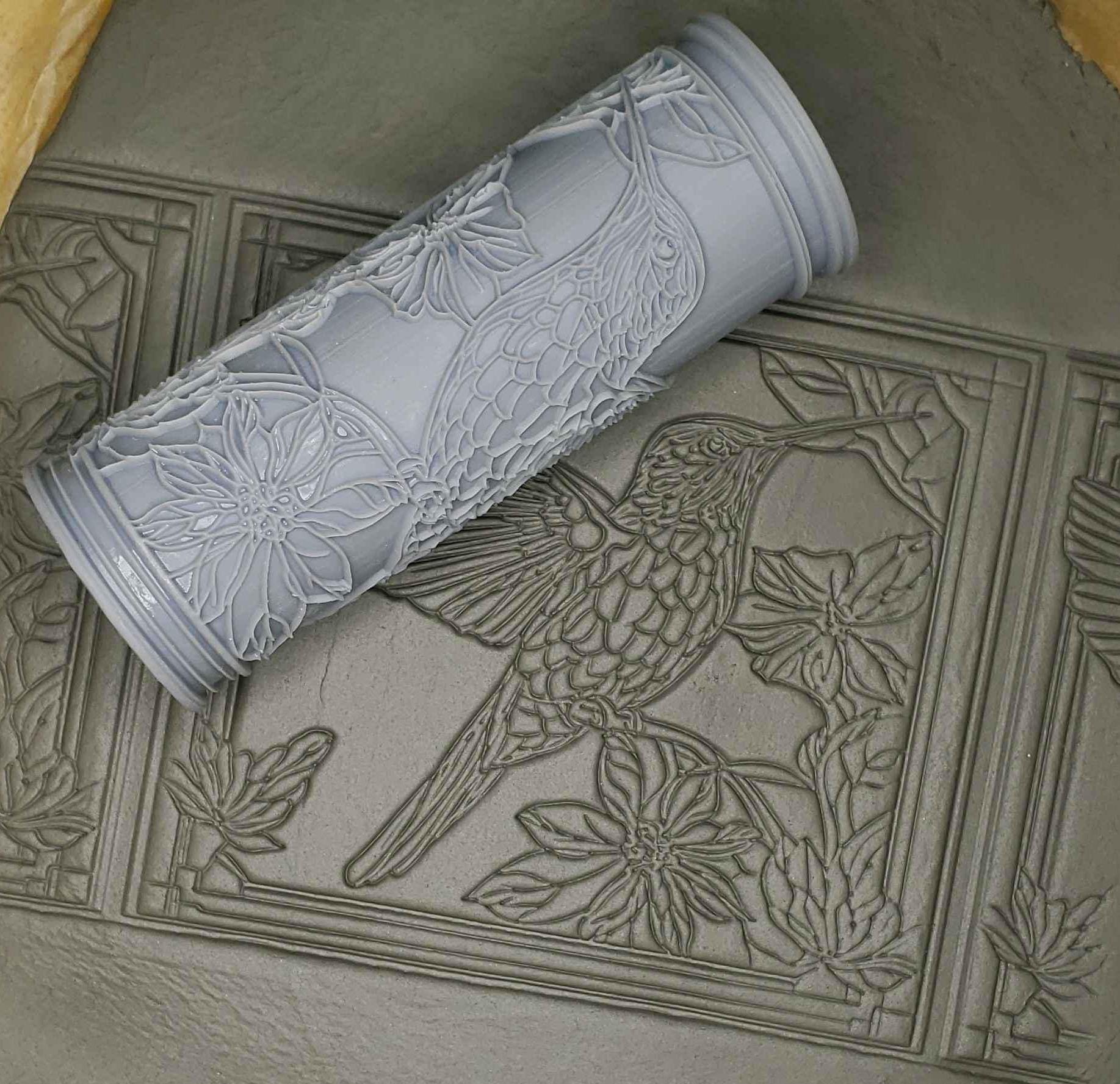 Clay Tile Roller - Hummingbird - Etsy