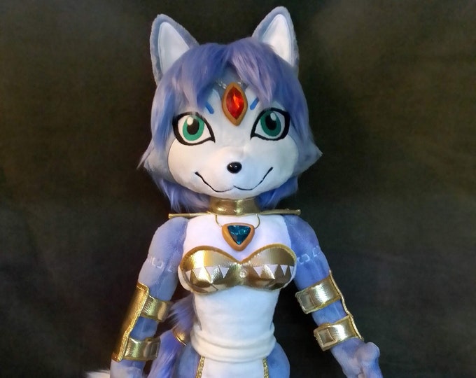Krystal Starfox Plush Etsy