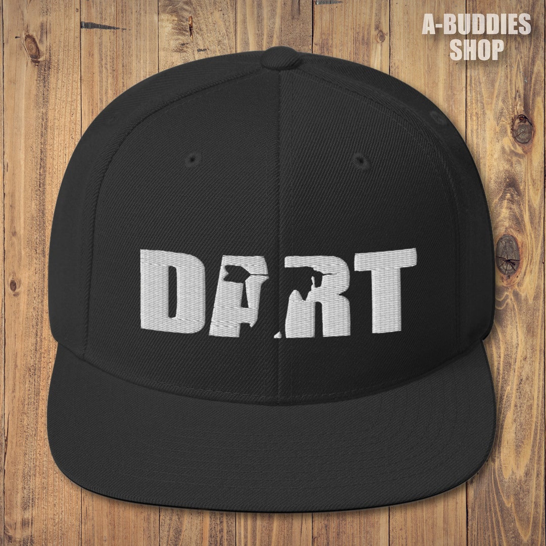 Embroidered Dart Snapback Hat - Dart Classic Snapback - Dart Hat - Etsy