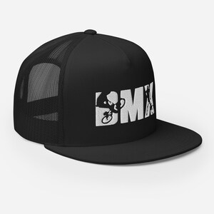 Embroidered BMX Mesh Back Hat - BMX Classic Mesh Snapback - BMX Trucker ...