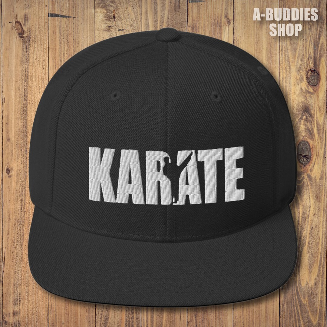 Embroidered Karate Snapback Hat - Karate Classic Snapback - Karate Hat ...