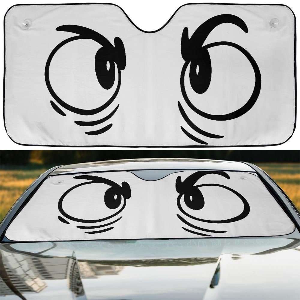 Custom Eyes Car Sunshade - Personalized Car Lover Gift - Funny Car Gift ...