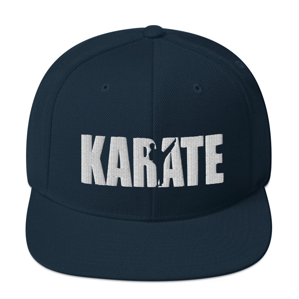 Embroidered Karate Snapback Hat - Karate Classic Snapback - Karate Hat ...