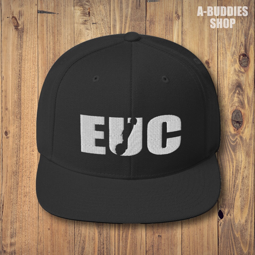 Embroidered EUC Snapback Hat - Monowheel Classic Snapback - Electric ...