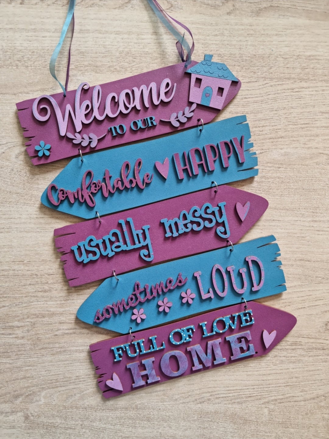 Hanging Direction Signs, Home Decor, Classroom Decor, Children's Room ...