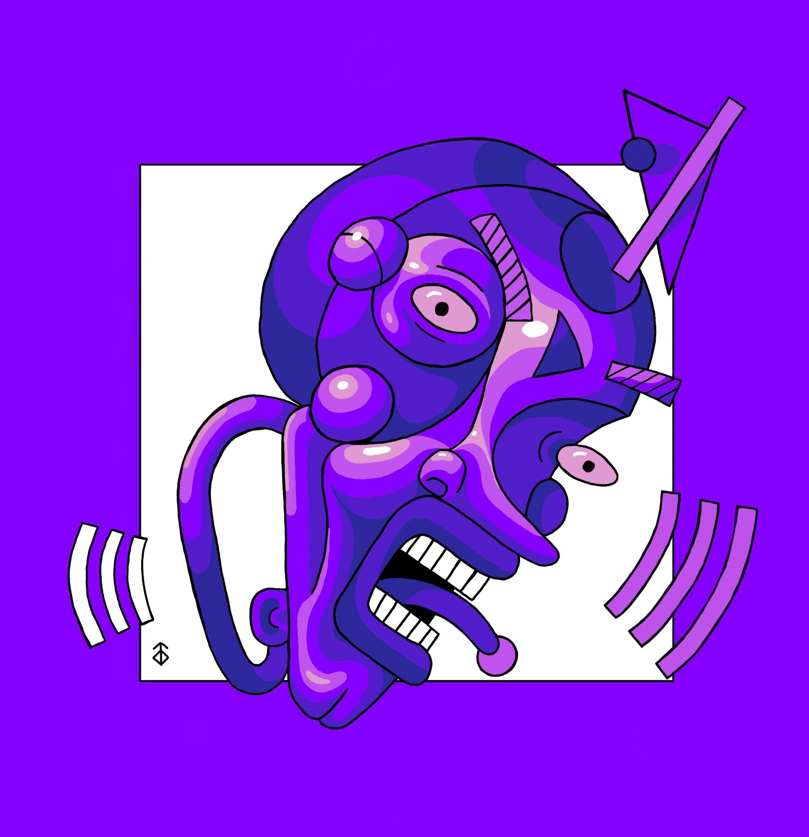 Purple Pop wall art Imprimable - Etsy France