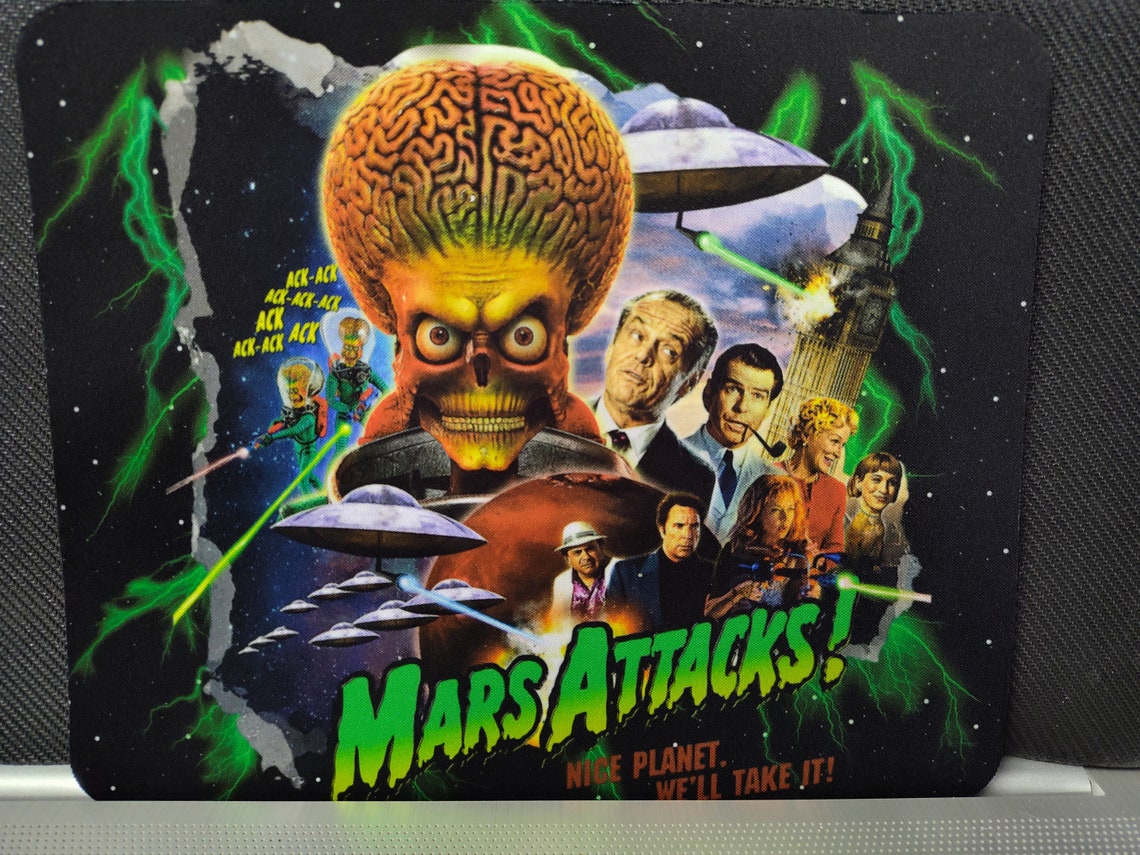Mars Attacks Mouse Pad - Etsy