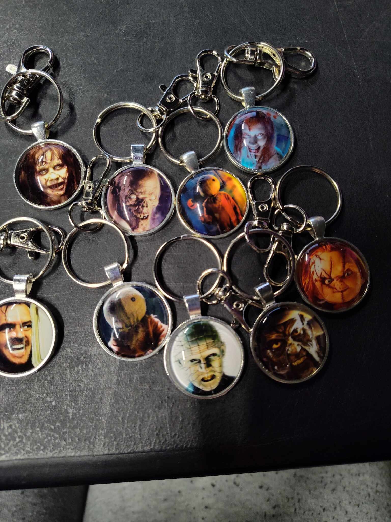 Horror Keychains With Lobster Clasps - Etsy
