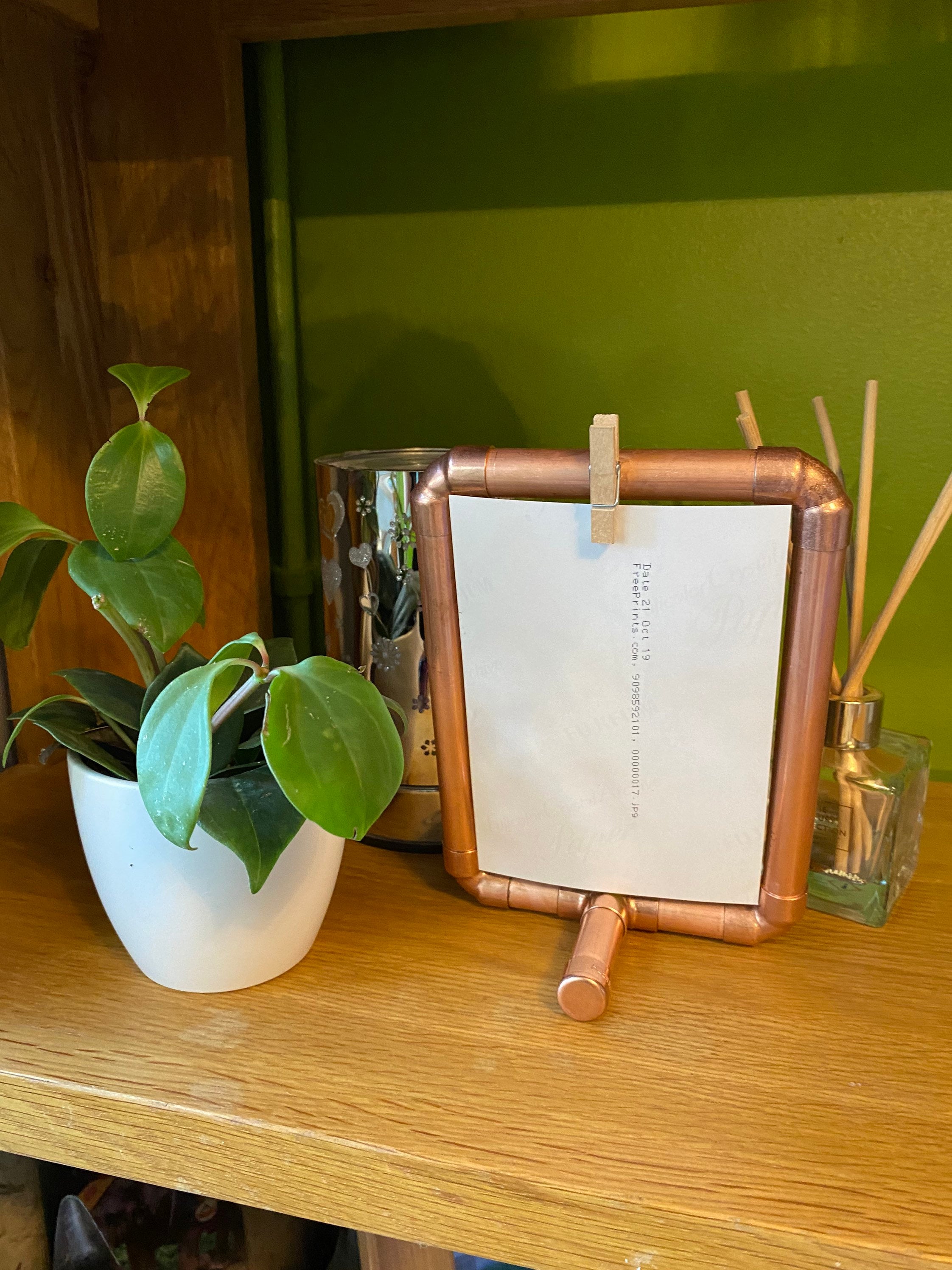 Copper Pipe Photo Frame - Etsy UK