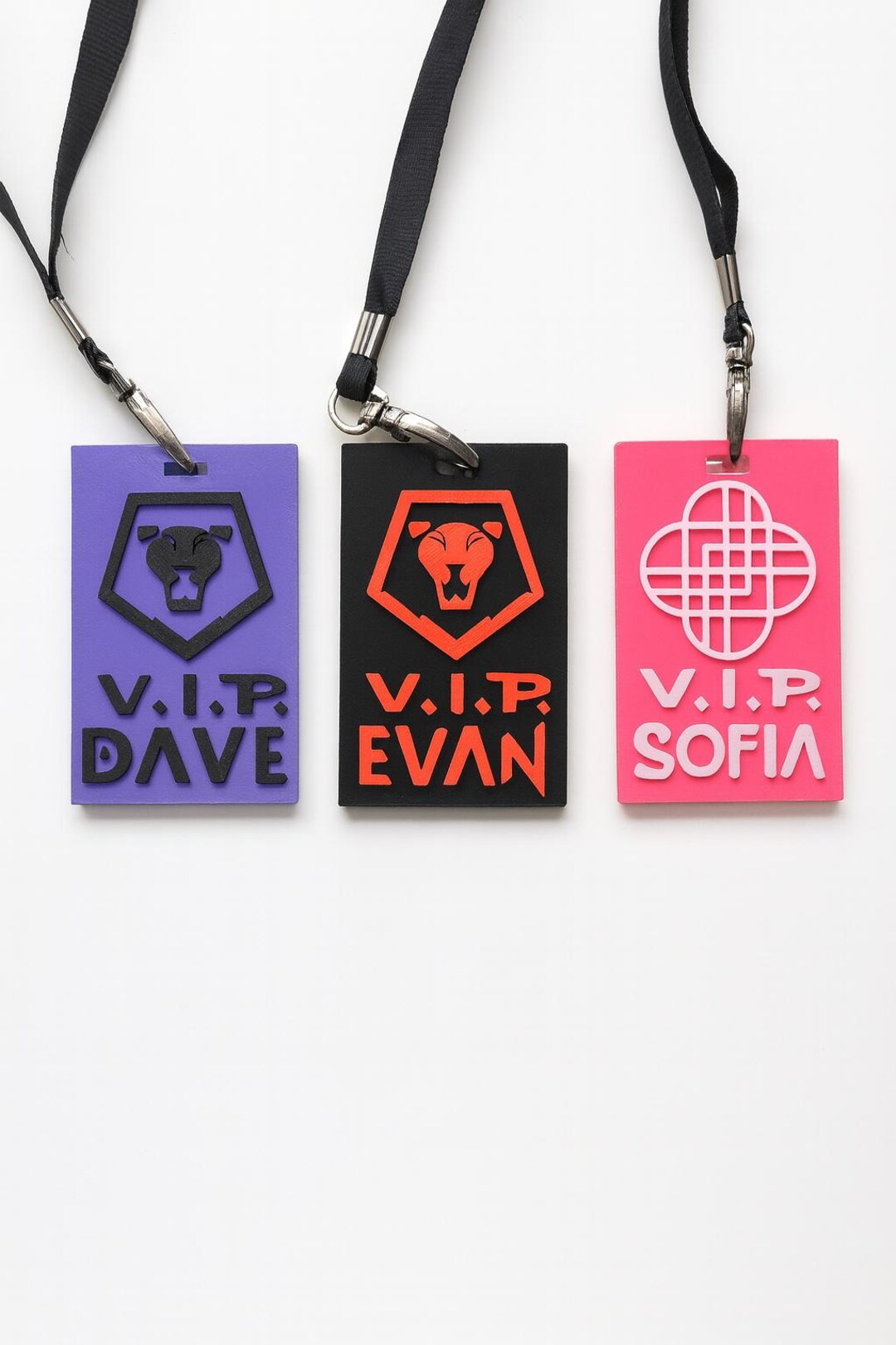 Custom KPOP Name Tag - VIP Pass- Personalized Name Badge With Lanyard ...