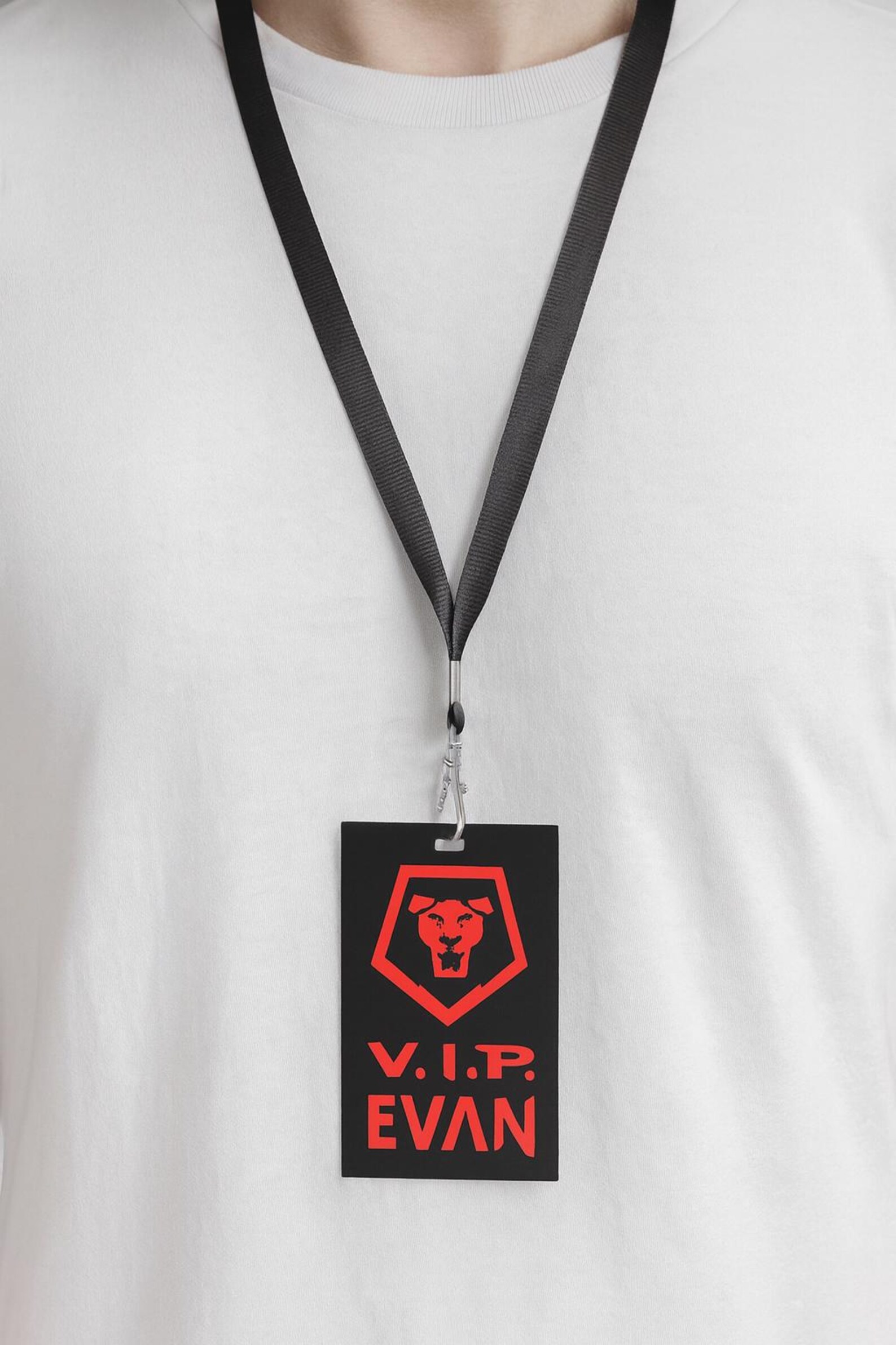 Custom KPOP Name Tag - VIP Pass- Personalized Name Badge With Lanyard ...
