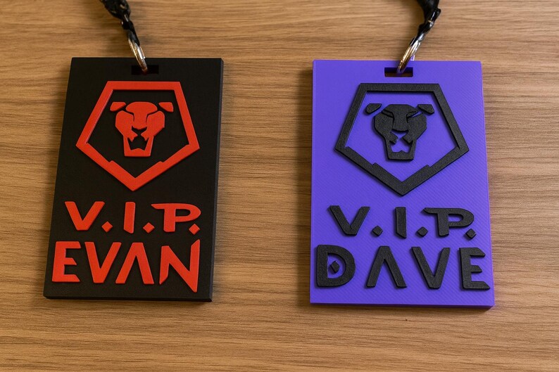 Custom KPOP Name Tag - VIP Pass- Personalized Name Badge With Lanyard ...