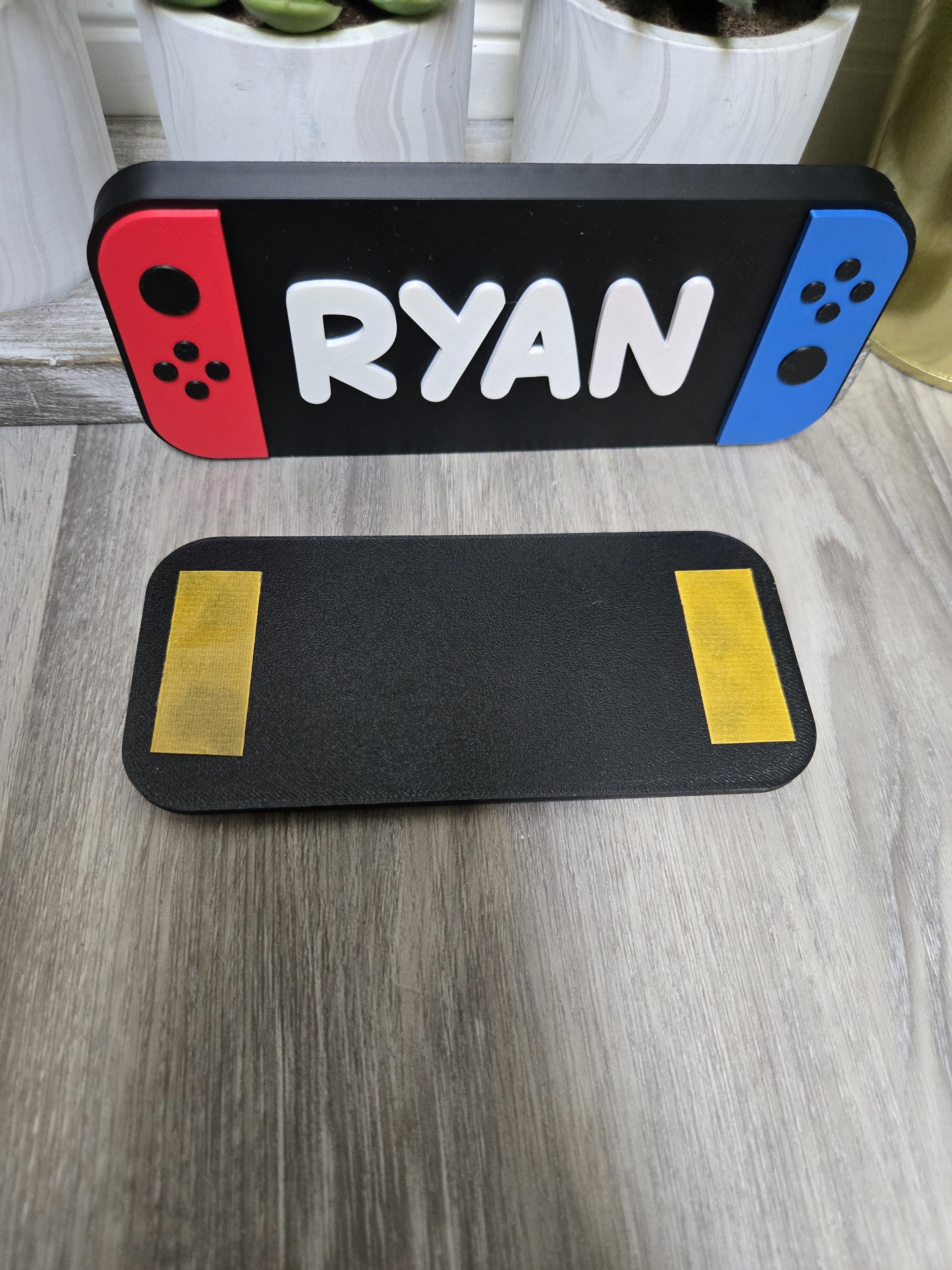 Personalized Game Inspired Name Plate – Gamer Door Sign- Kids Play Room ...