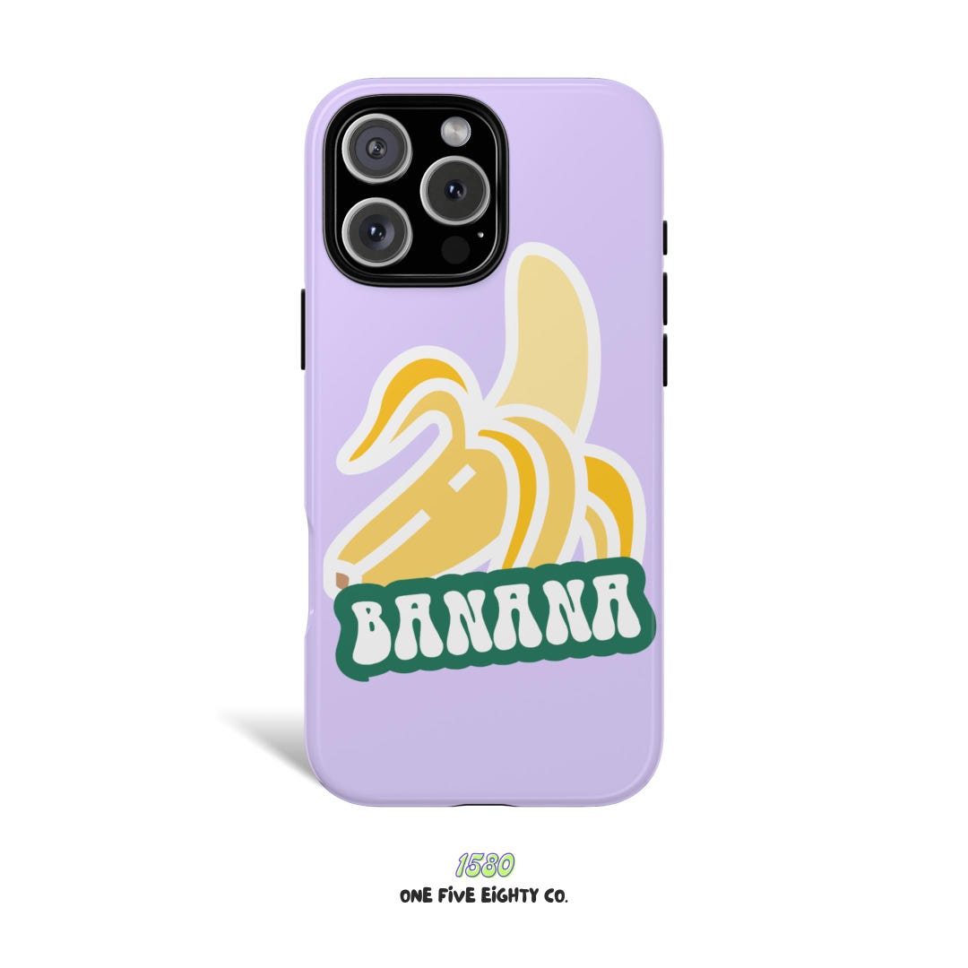 Banana Phone Case: Fun Whimsical Shock Absorbent Design - Etsy