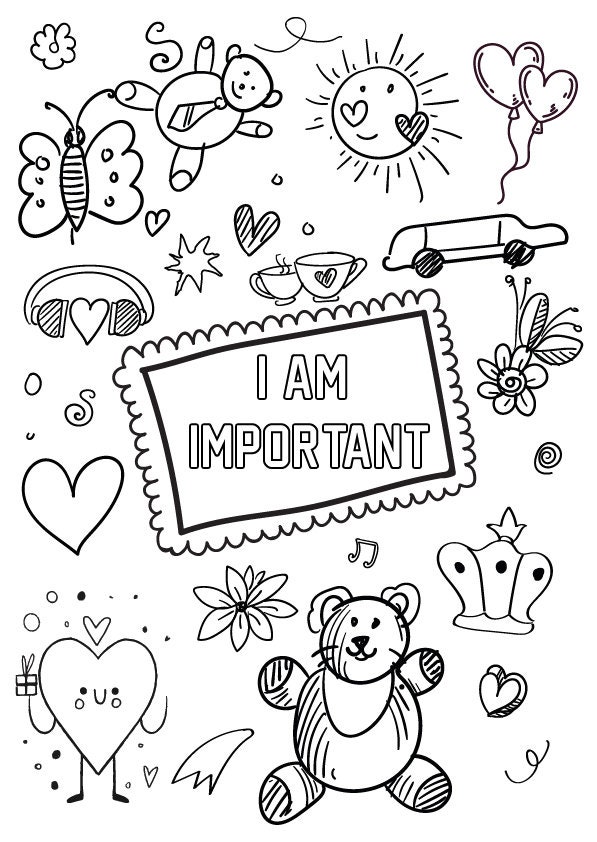 Affirmations Coloring Book for Girls - Etsy