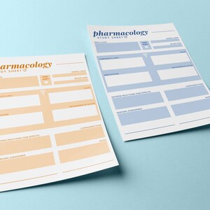 Pharmacology Template Notes & Study Guide | Nursing, Pharmacy, Med Surg ...