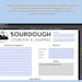 Sourdough Journal and Logbook | Bread Diary and Tracker Sheet ...