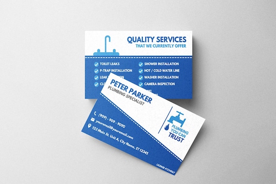 Plastering Business Cards Templates