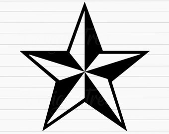 Nautical Star Svg - Etsy