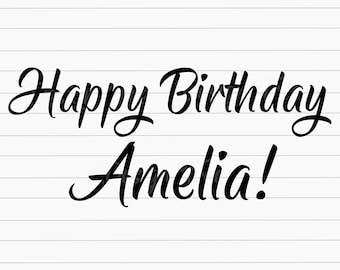 Name Amelia Svg | Etsy