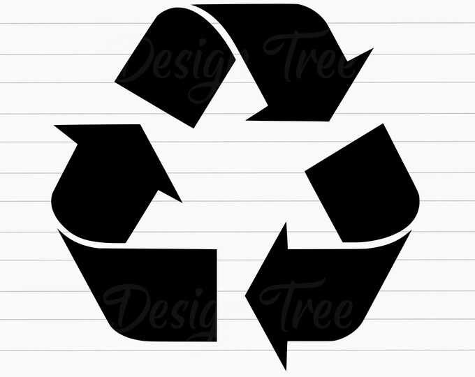 SVG - Recycle Logo - Recycle Bin Sticker - Cricut - Silhouette ...