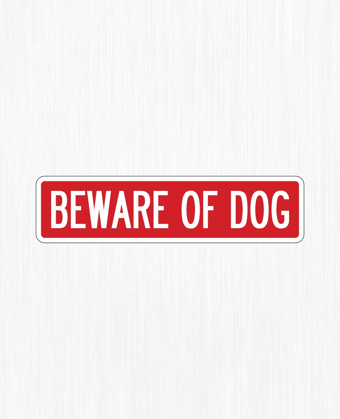 Beware of Dog Sign Wall Art, Beware of Dog Poster, Dog Warning Caution ...