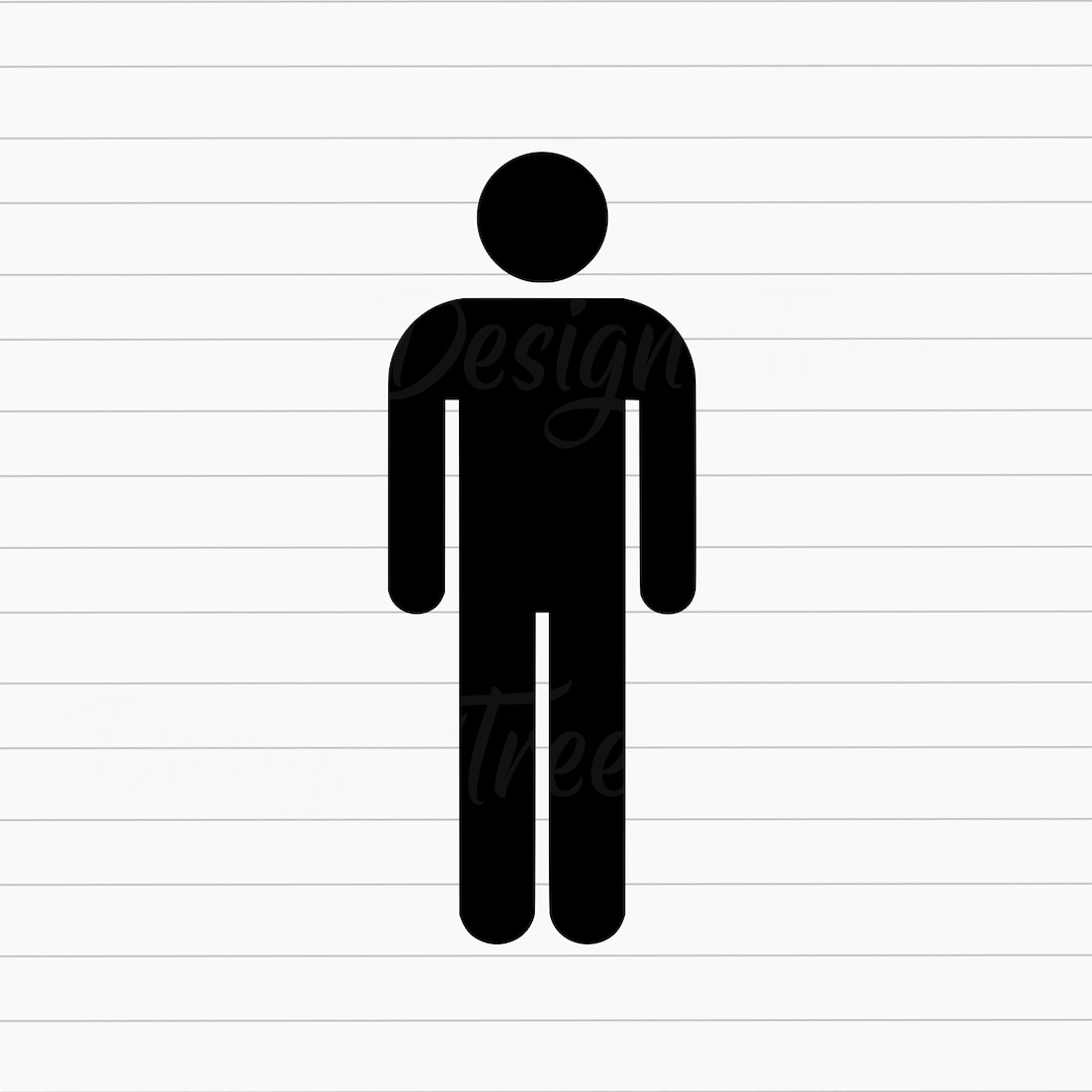 Male SVG, Man SVG, Restroom Symbol SVG, Toilet Sign Svg, Man Bathroom ...