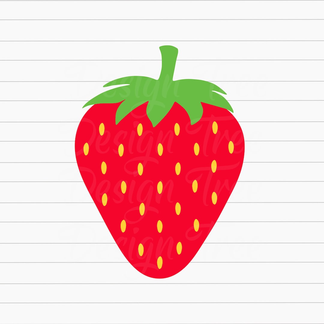 Strawberry SVG, Strawberry Cut File, Strawberry Vector, Strawberry ...