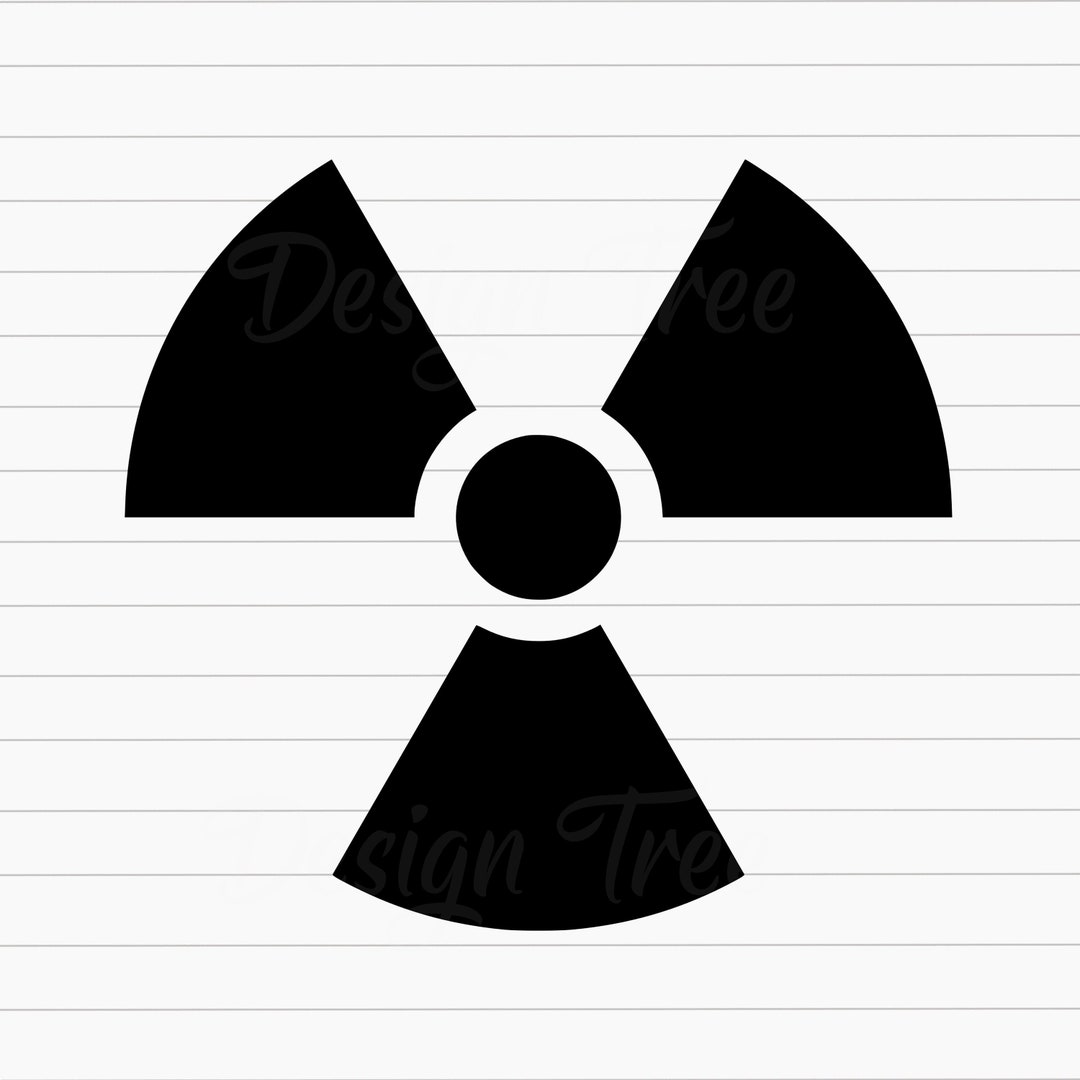 Radioactive Symbol SVG, Radiation SVG, Radioactive Symbol Cut File ...