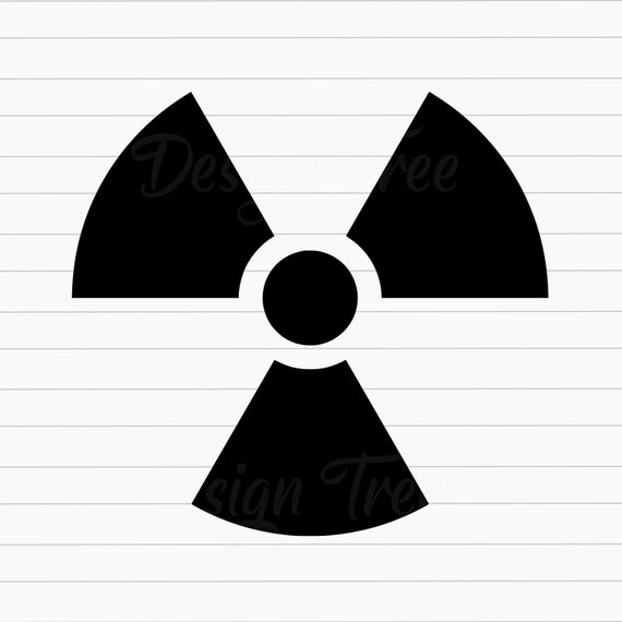 Radioactive Symbol SVG Radiation SVG Radioactive Symbol Cut - Etsy