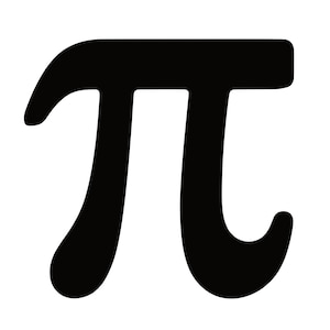 Pi Symbol Clipart, Pi Math Symbol Cut File, March 3.14 Vector, Pi Day ...