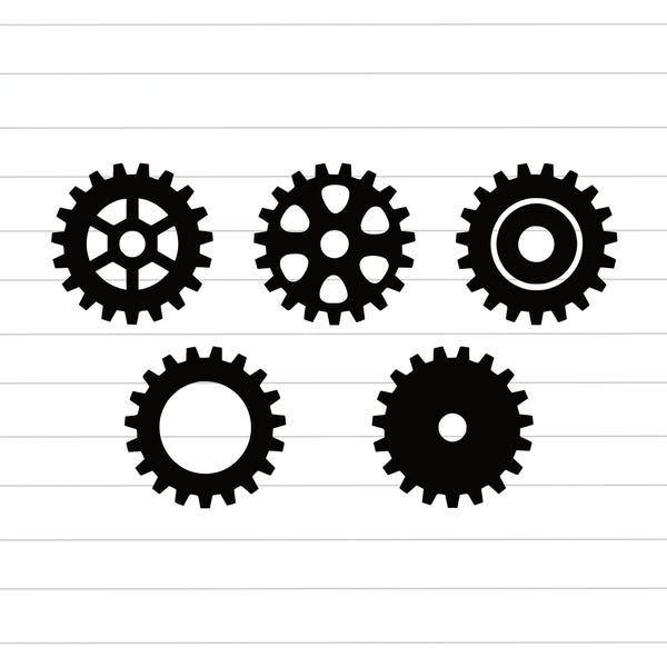 Cogs Svg - Etsy UK