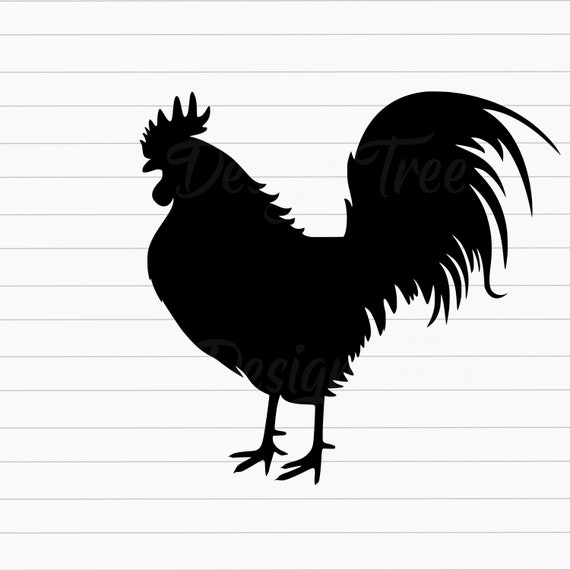Rooster SVG Chicken SVG Rooster Cut File Rooster Vector - Etsy