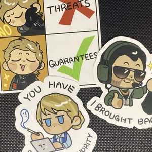 Call of Duty Phillip Graves/kate Laswell/nikolai Chibi Waterproof ...