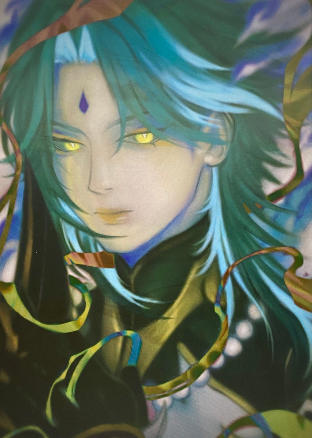Xiao Art Print Postcard - Genshin Impact Fanart - Etsy
