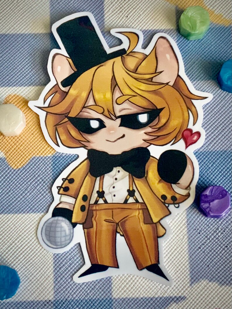 FNAF Sticker Golden Freddy/springtrap - Etsy