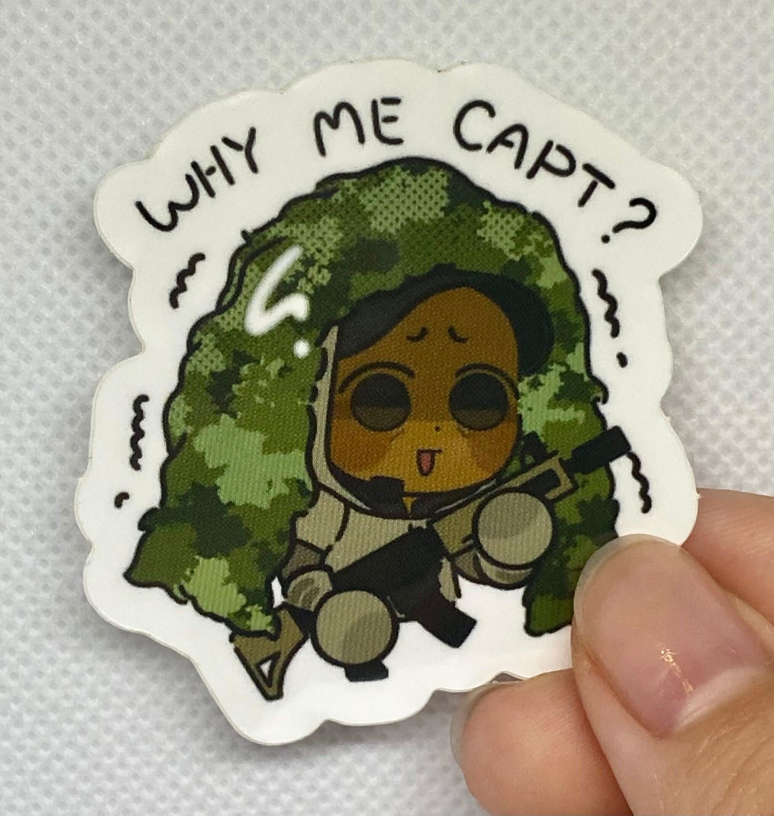 Tactical Military FPS Chibi Waterproof Stickers - Etsy