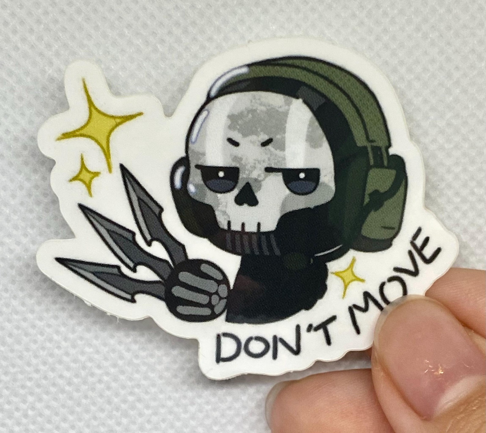 Tactical Military FPS Chibi Waterproof Stickers - Etsy