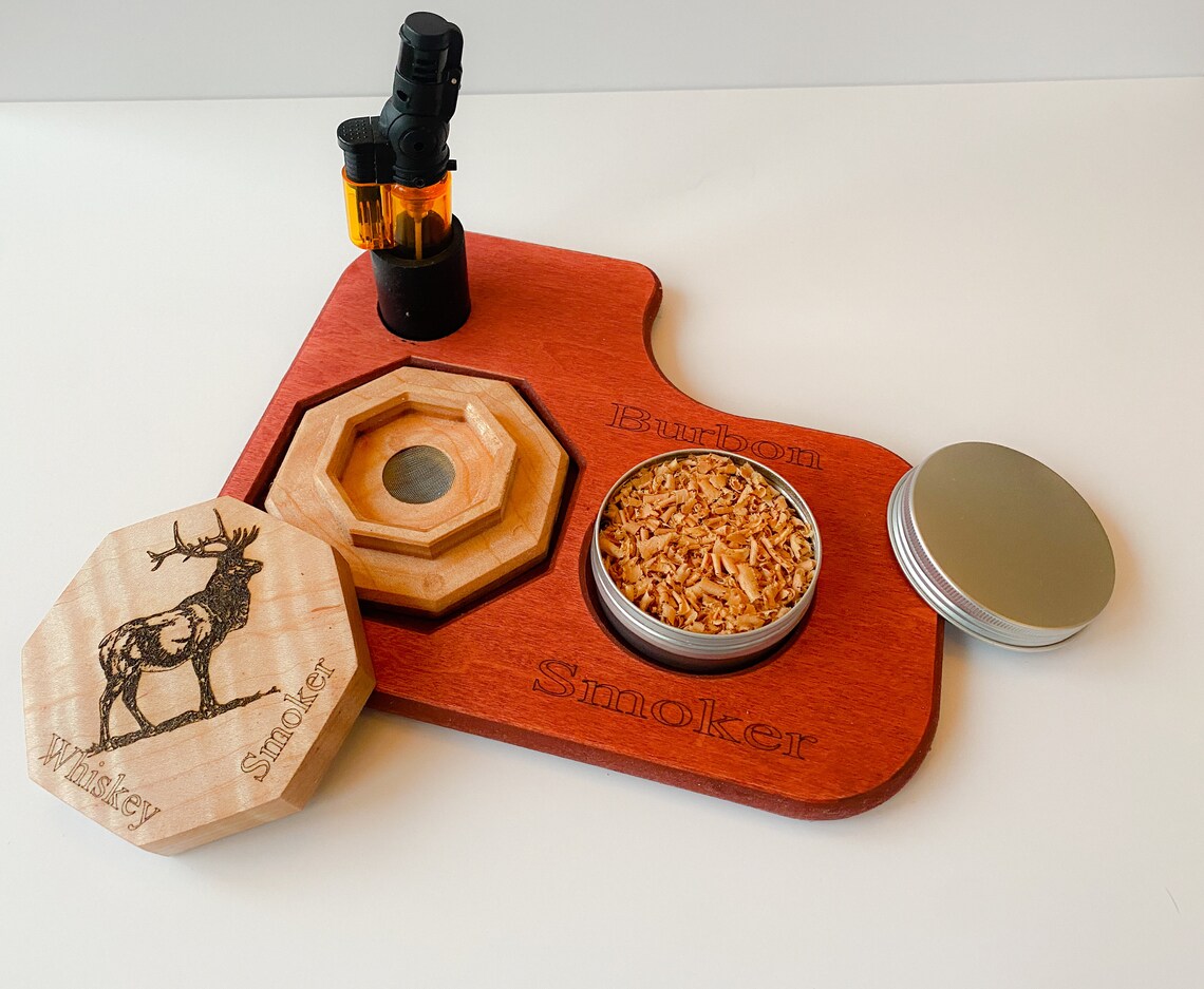 Top Whiskey/cocktail Smoker Kit - Etsy