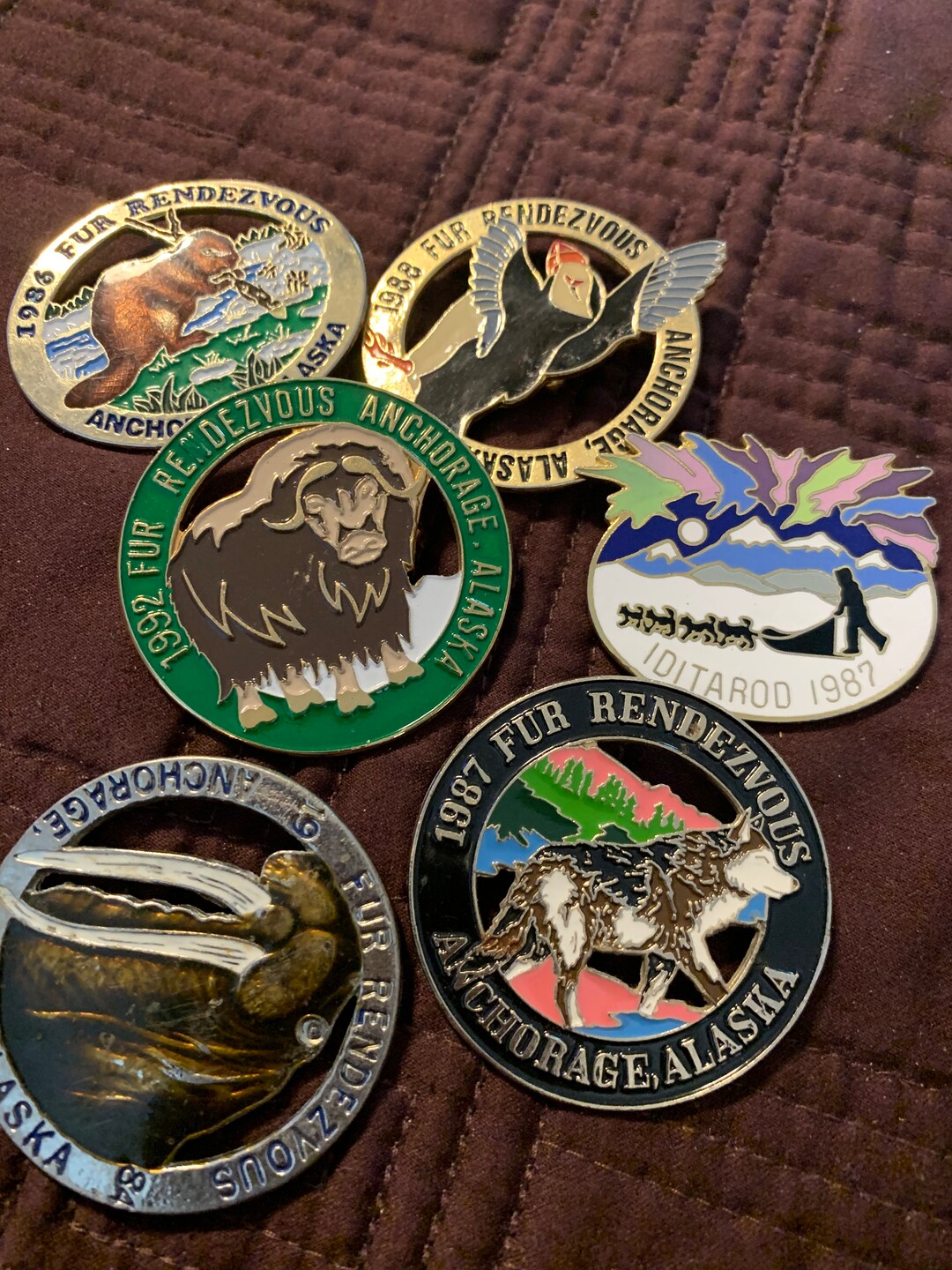 Collection of Fur Rondy Collectible Pins - Etsy
