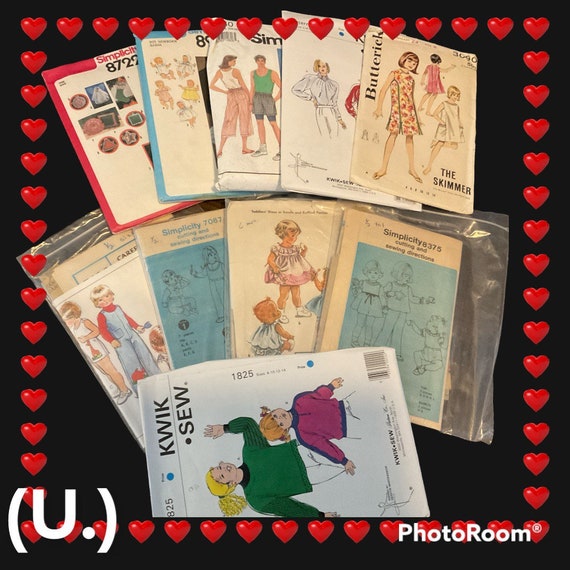 10 Vintage Patterns Girls Styles - Etsy