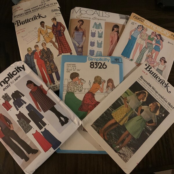 Vintage Sewing Patterns - Etsy