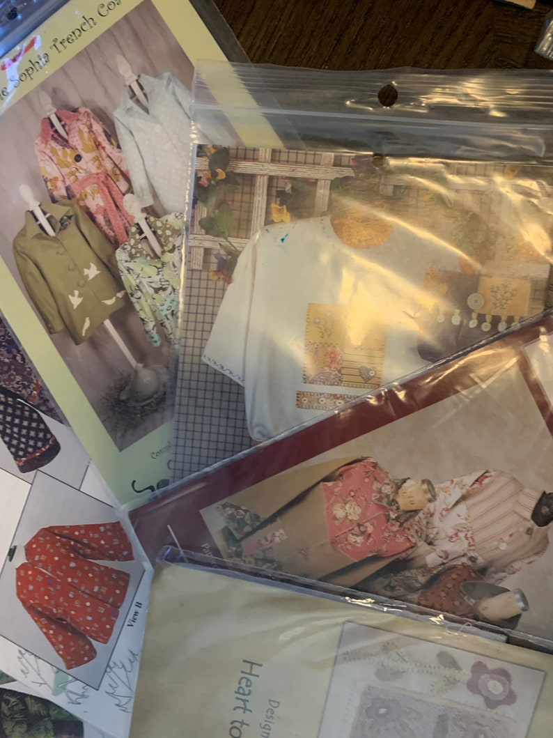 Set of Six Vintage Craft Patterns - Etsy