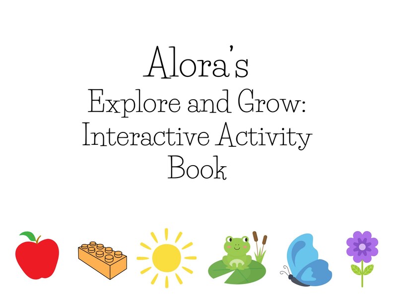 Explore and Grow: Interactive Activity Book for Toddlers, Young and ...