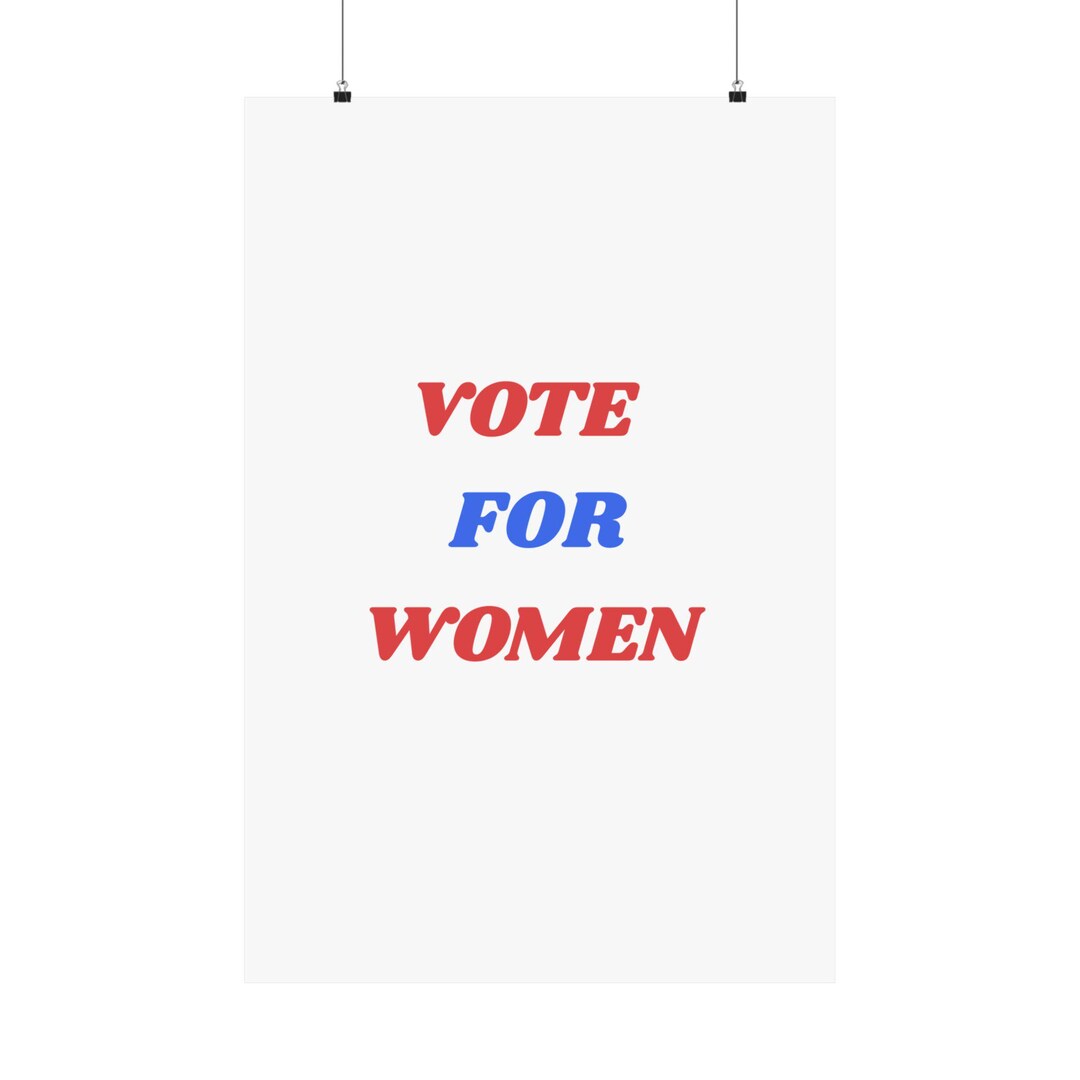 VOTE FOR WOMEN, Female Empowerment Poster, Vote Female Print: Women ...
